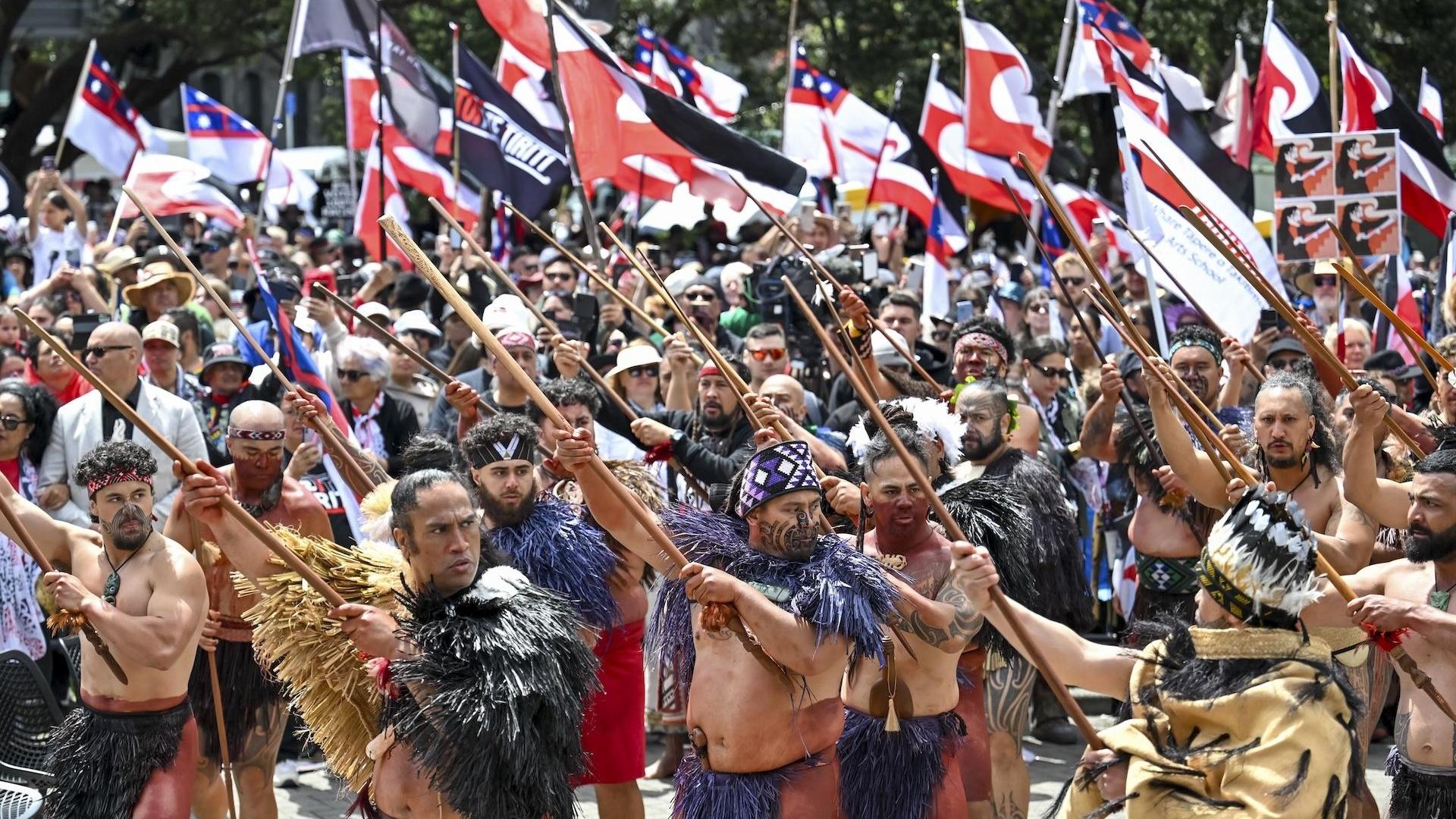 New Zealand's shift right brings protests from Māori people | PBS News ...