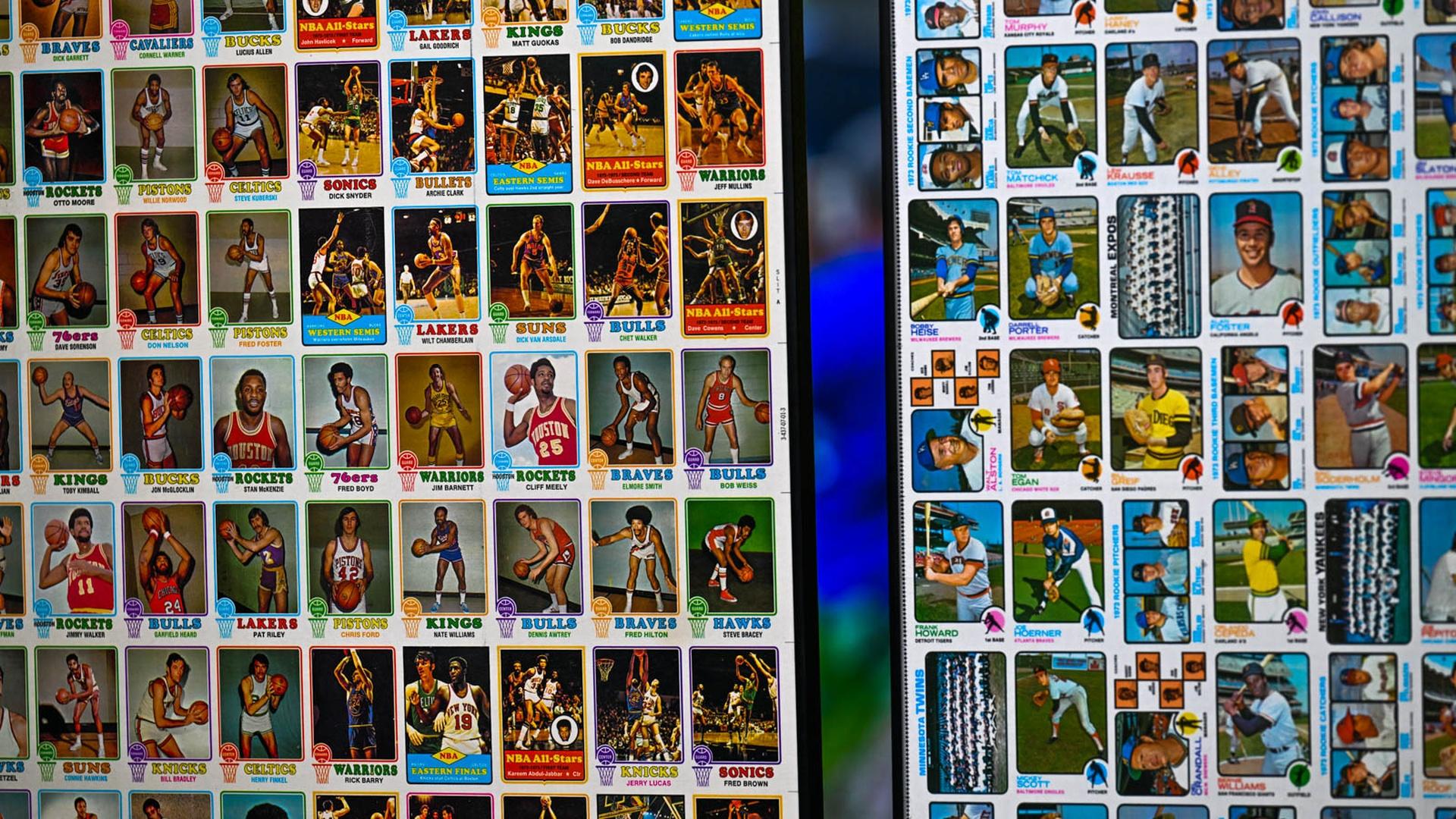 Appraisal: 1973 Topps Uncut Card Sheets | Antiques Roadshow | THIRTEEN ...