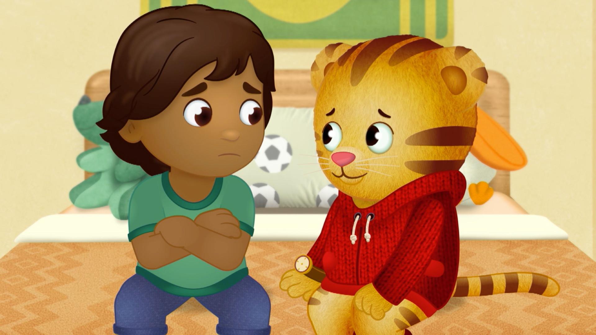 Daniel Tiger Snack Time Dad Tiger's Strawberry Heart Pancakes Recipe: