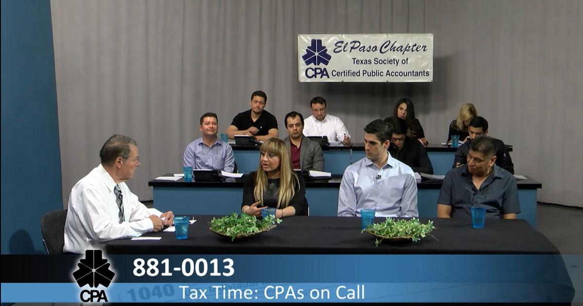 KCOS | Tax Time: CPA's On Call 2017 | PBS