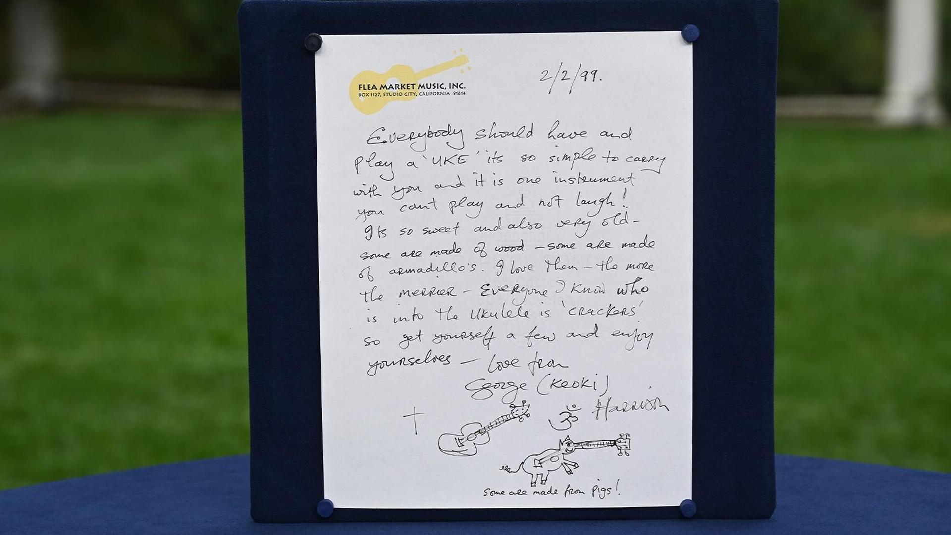 Appraisal: 1999 George Harrison Letter | Antiques Roadshow | THIRTEEN ...