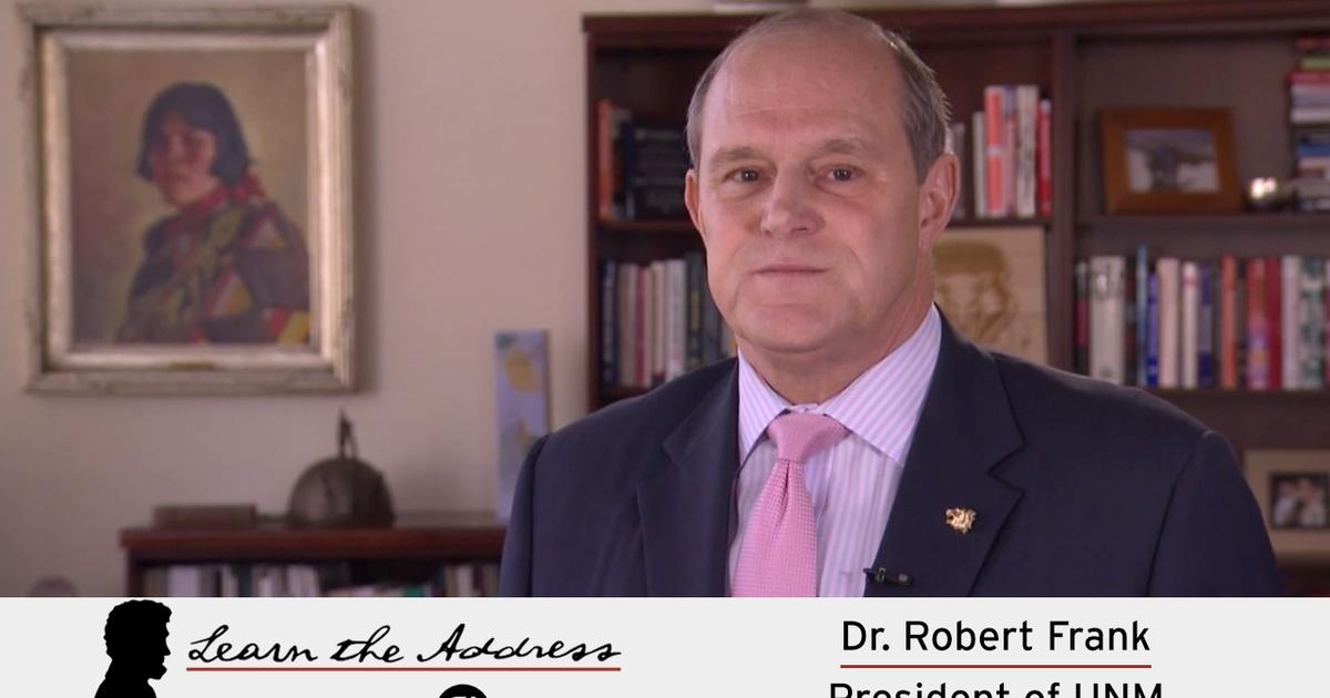 KNME Specials | LEARN THE ADDRESS: Dr. Robert Frank, President of UNM | PBS