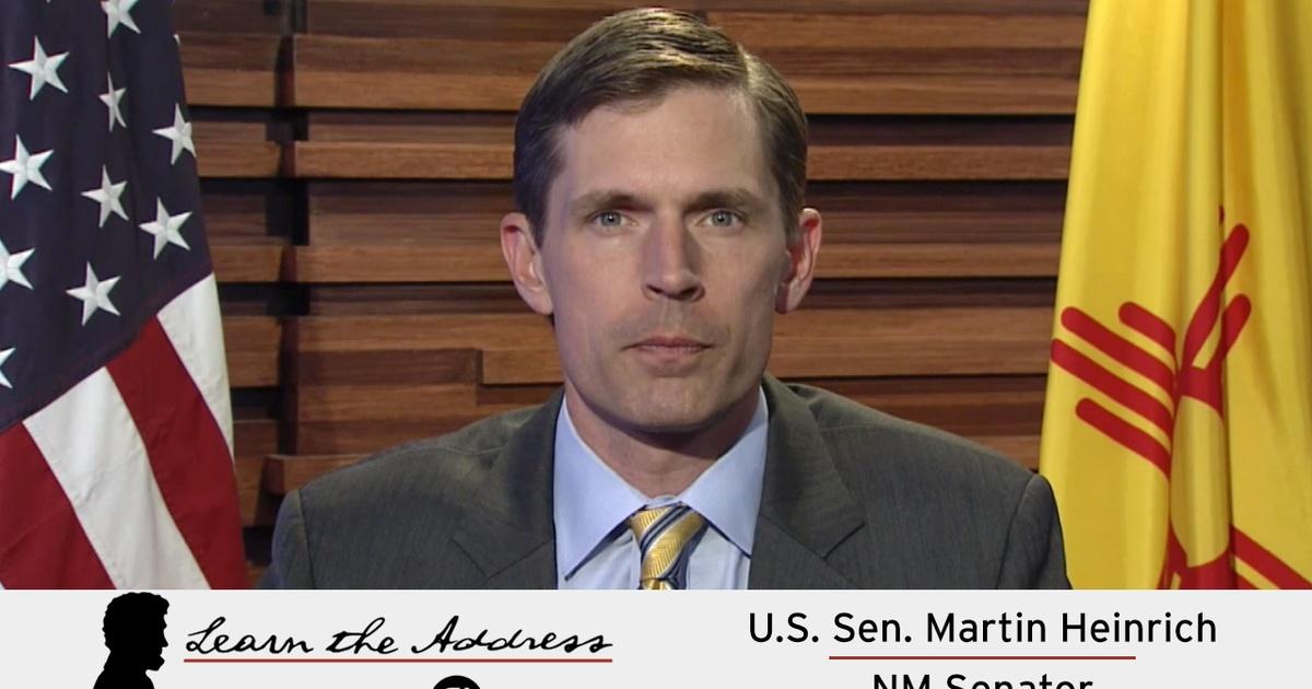 KNME Specials | LEARN THE ADDRESS: U.S. Sen. Martin Heinrich, NM ...