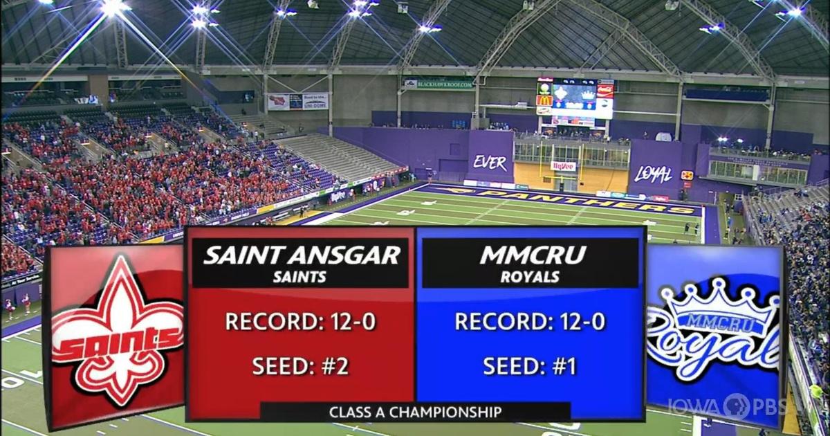 IHSAA Football Championships | Class A — Saint Ansgar Saints vs. MMCRU ...