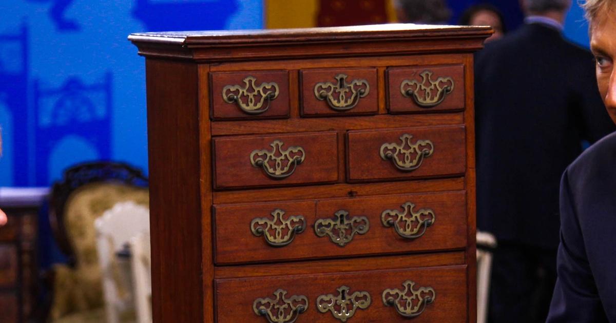 Antiques Roadshow | Appraisal: Queen Anne Mini Valuables Chest, ca ...