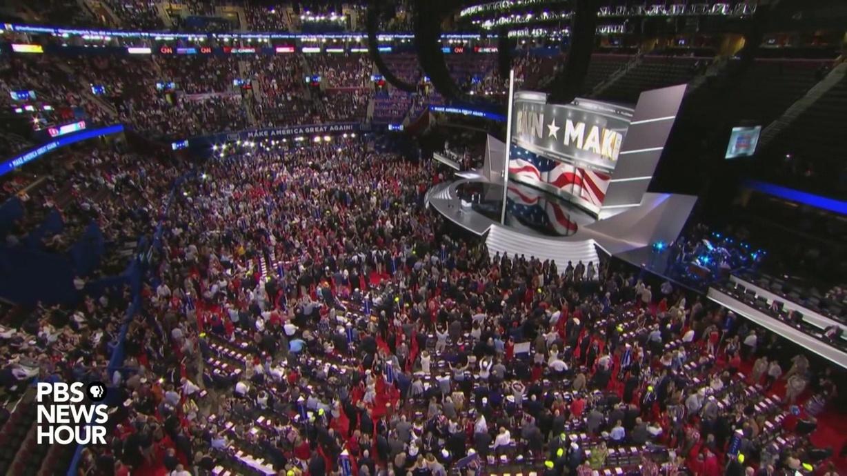 What's the purpose of the RNC in Milwaukee, DNC in Chicago?