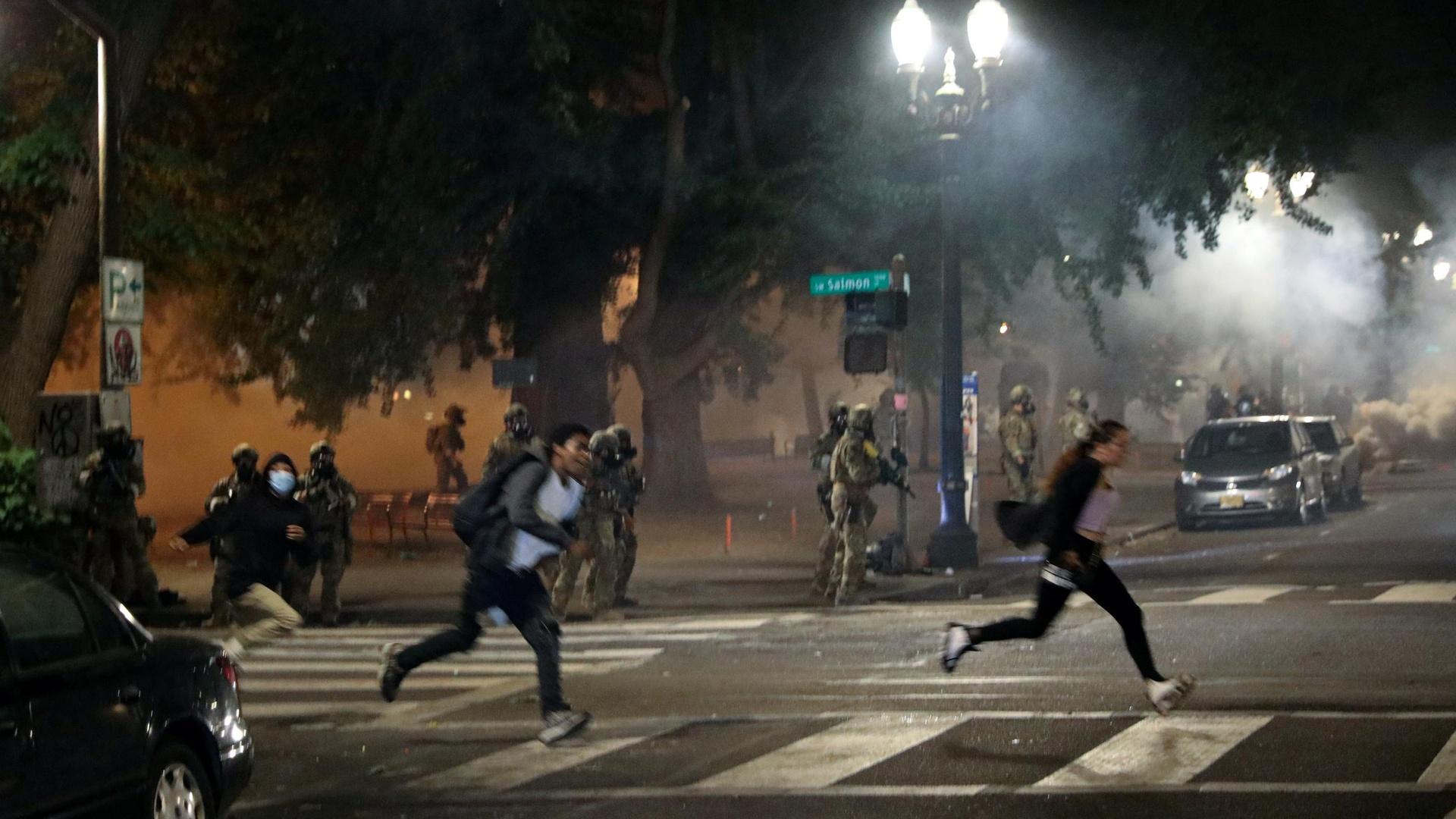 Presence of federal agents at Portland protests draws ire | PBS ...