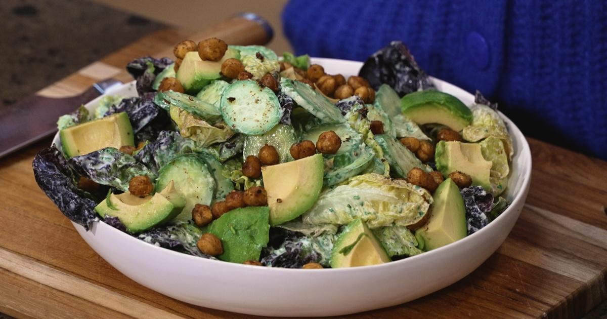 America's Heartland | Green Goddess Salad - Farm to Fork with Sharon ...