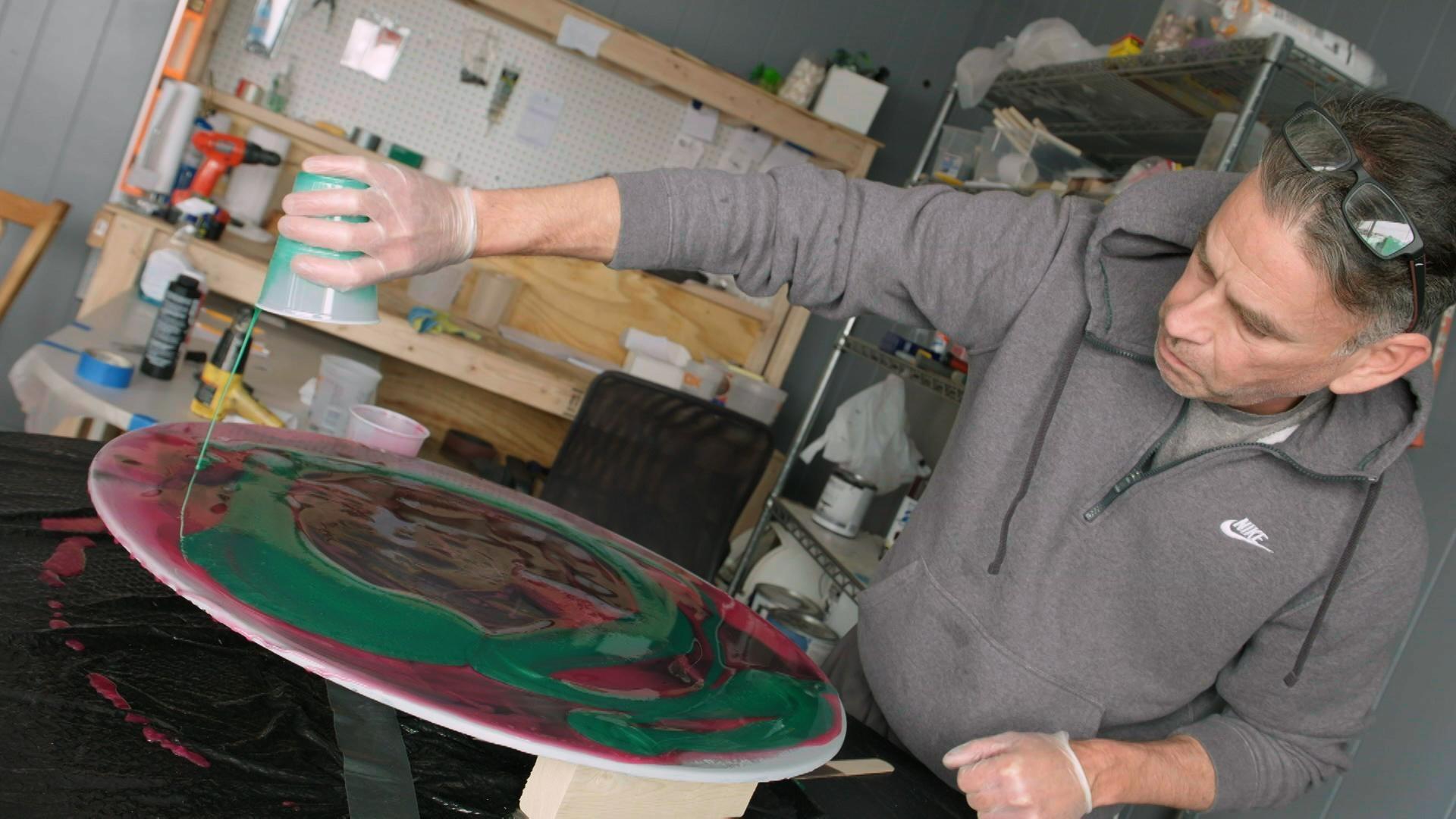 Jared Christiansen, Epoxy Art & Bryan Grieze, Metal Sculptor | arts IN ...