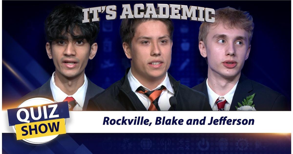 It's Academic | SEMIFINAL: Rockville, Blake and Jefferson | Season 2024 ...