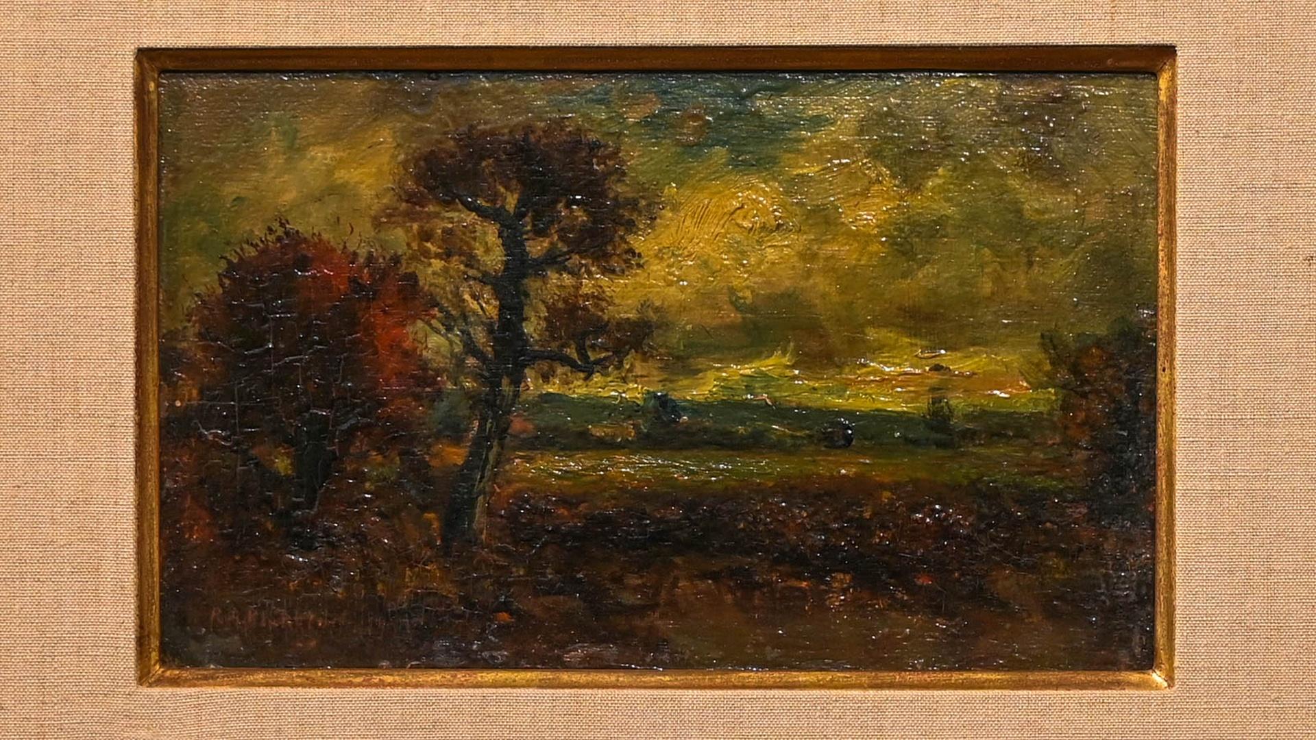 Appraisal: 1877 Ralph Albert Blakelock Landscape Oil | Antiques ...