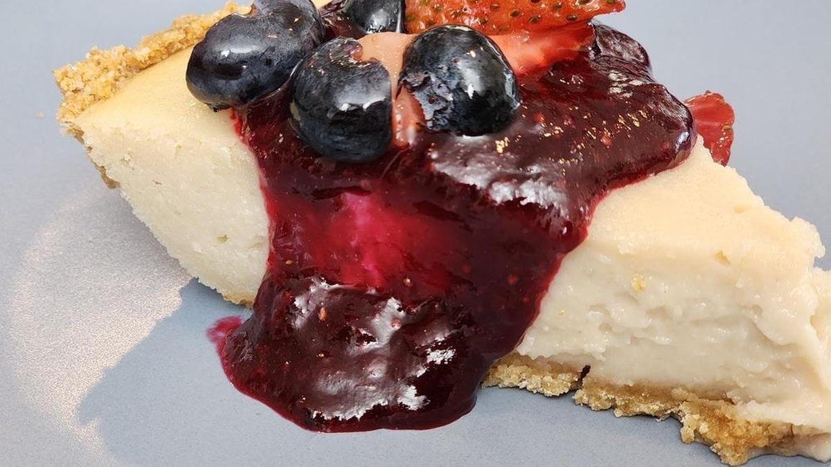 Classic Vegan Cheesecake with Berry Compote | Joey D's Kitchen ...