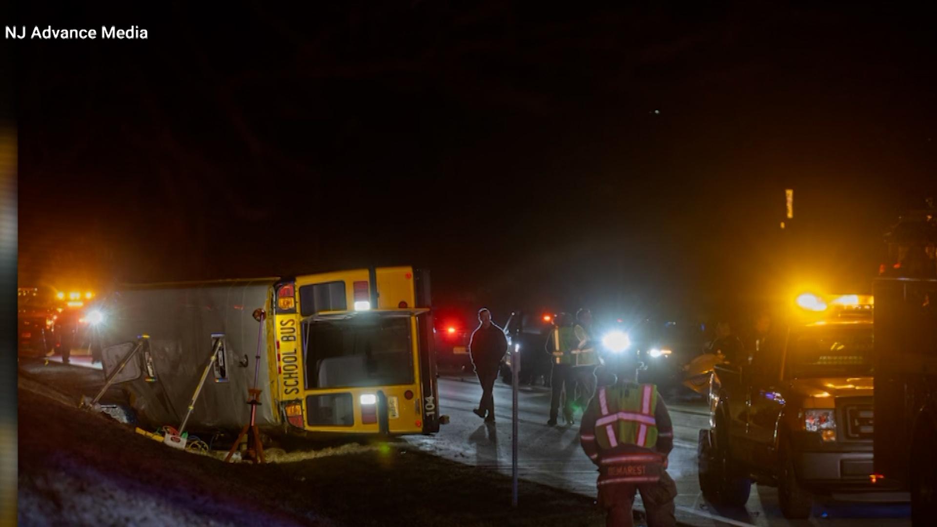 NJ students injured in Parkway bus crash | NJ Spotlight News | NJ PBS