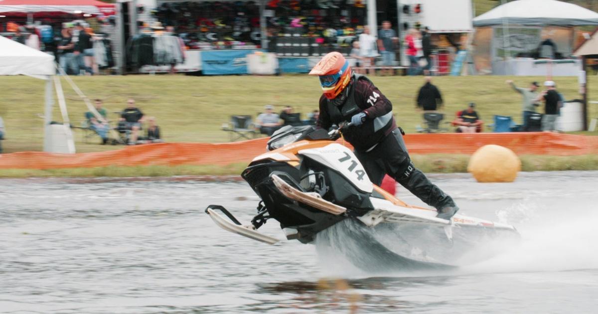 Wisconsin Life | Watercross: Racing snowmobiles on water | PBS