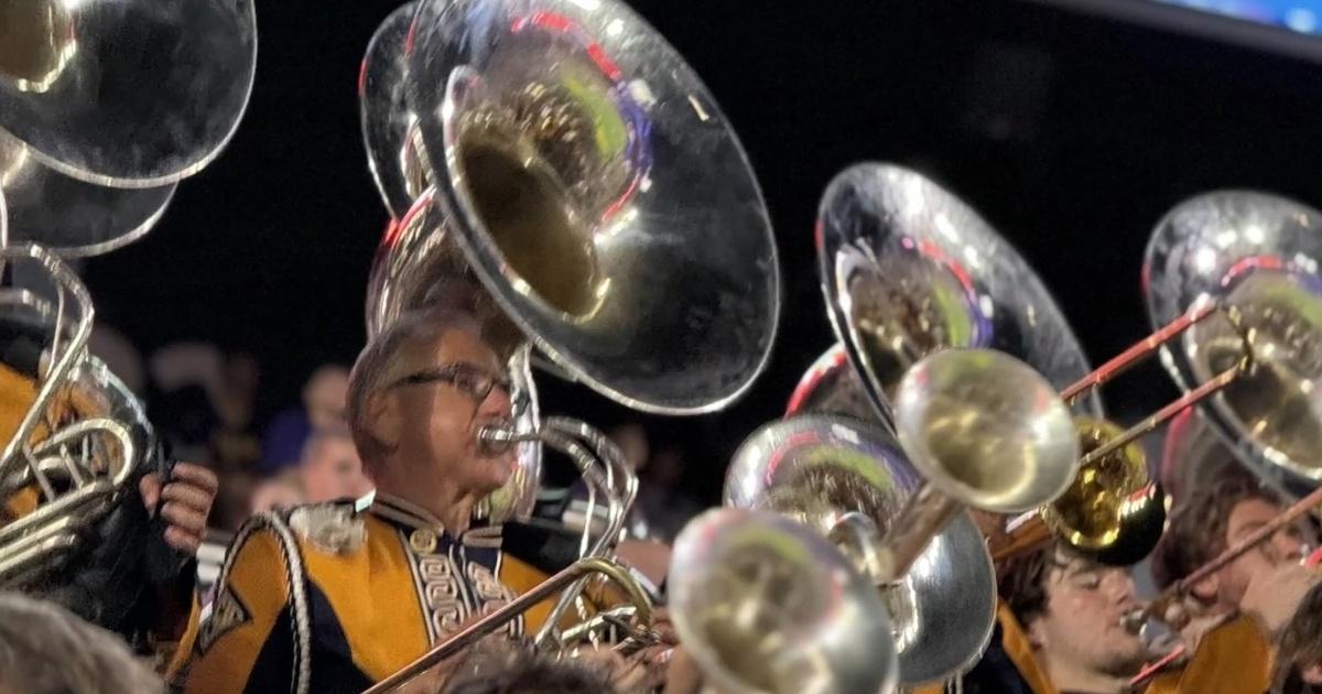 PBS News Hour | Retiree realizes lifelong dream of joining LSU marching ...