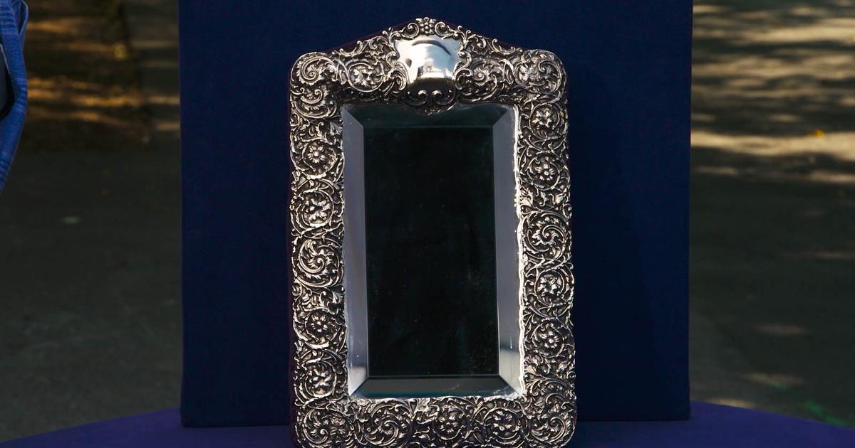 Antiques Roadshow | Appraisal: 1997 English Sterling Silver Mirror ...