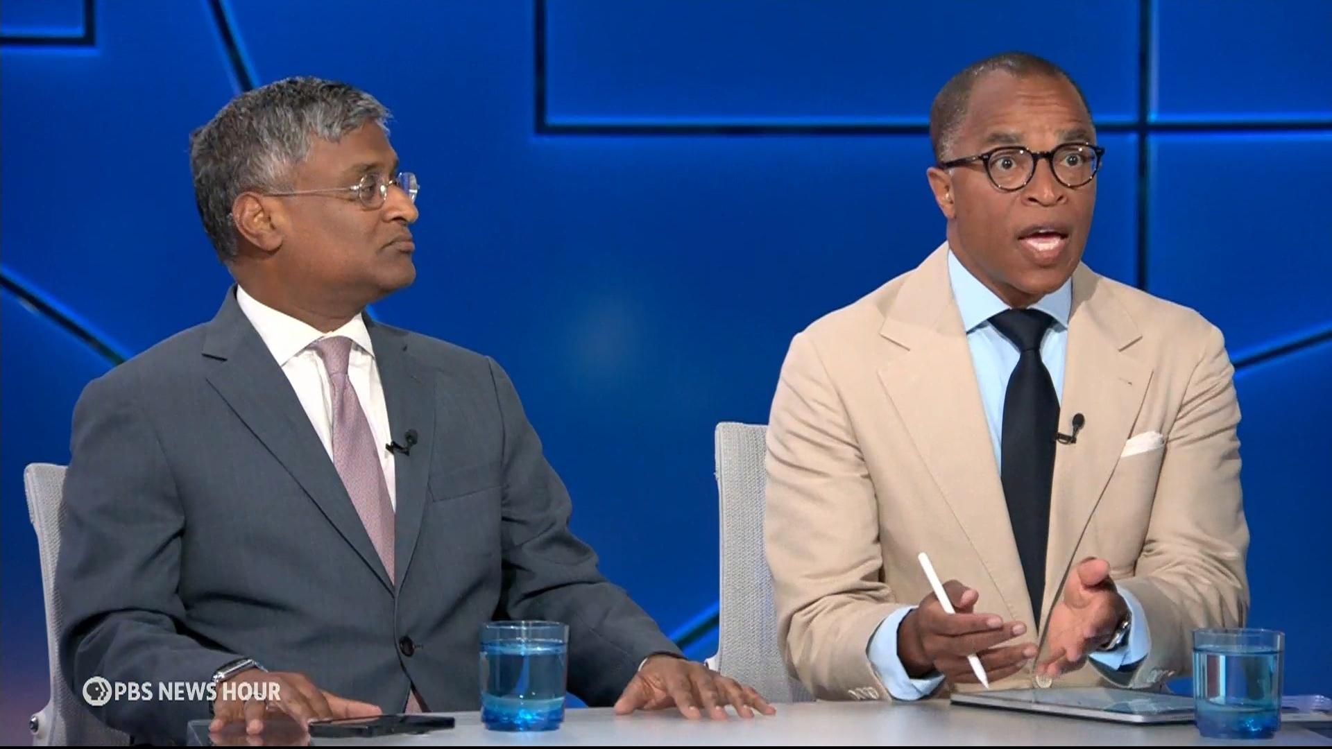 Capehart and Ponnuru on the FBI's raid on John Bolton | PBS News Hour ...