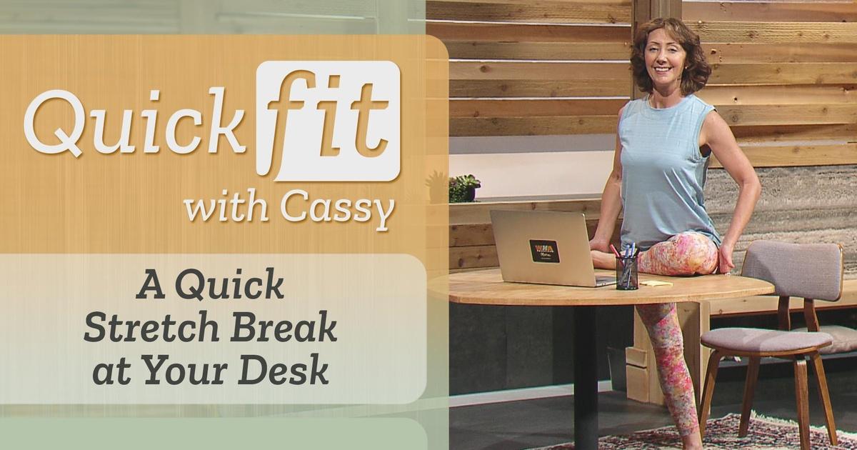 Quick Fit with Cassy | A Quick Stretch Break at Your Desk | Season 11 ...