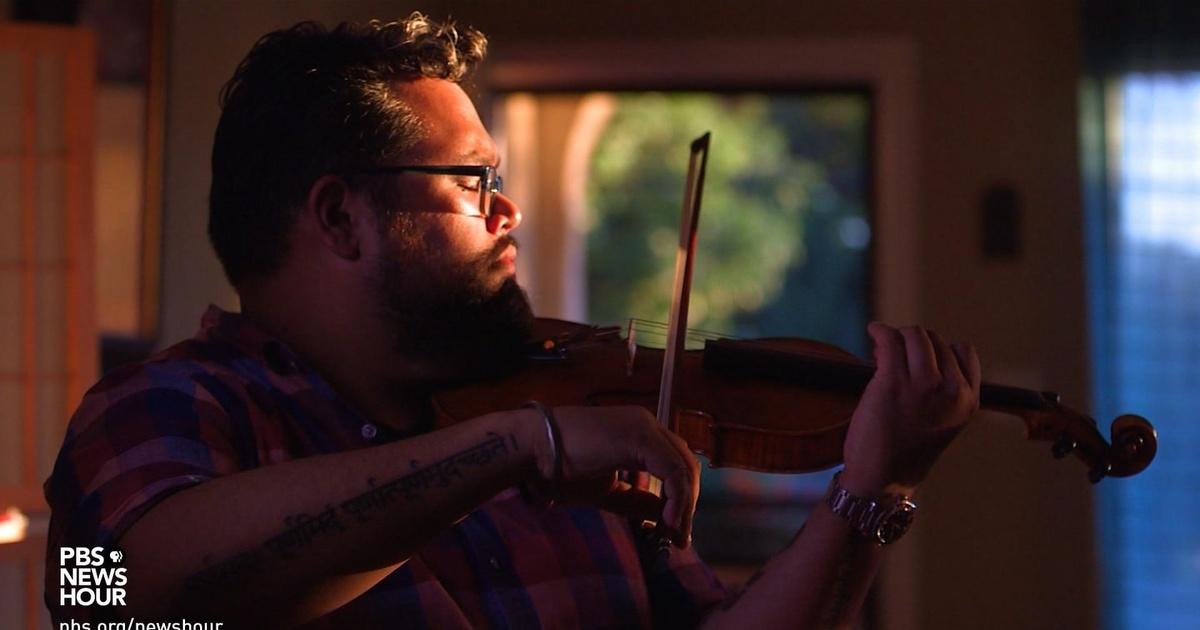 PBS News Hour | Violinist Vijay Gupta brings music, healing to LA's ...