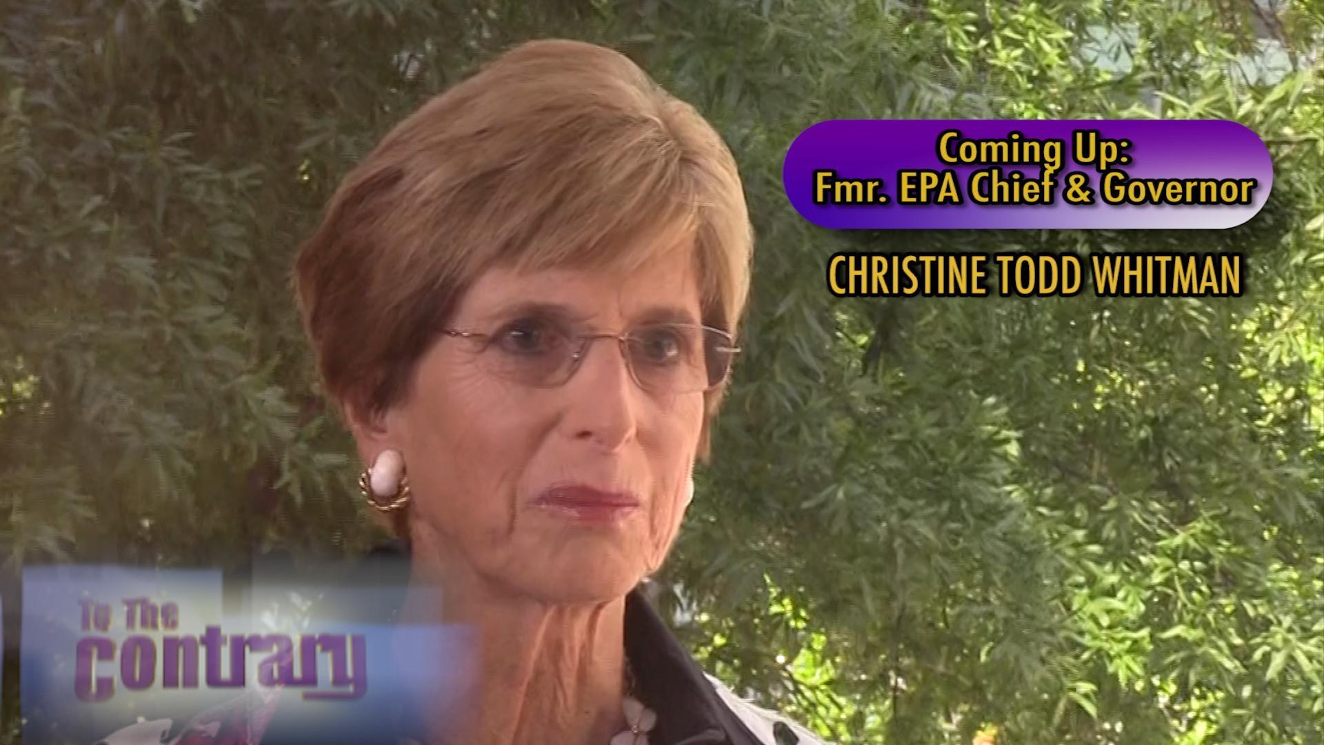 Women Thought Leaders: Christine Todd Whitman | To The Contrary | NJ PBS