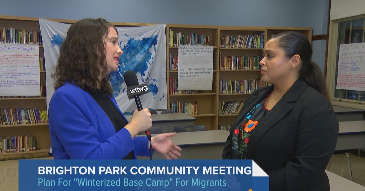 Chicago Tonight | Brighton Park Residents Push Back on 'Winterized Base ...