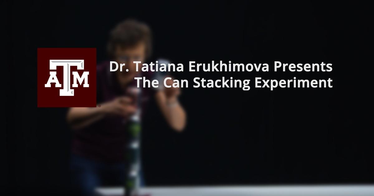 KAMU-TV Specials | The Can Stacking Experiment | PBS
