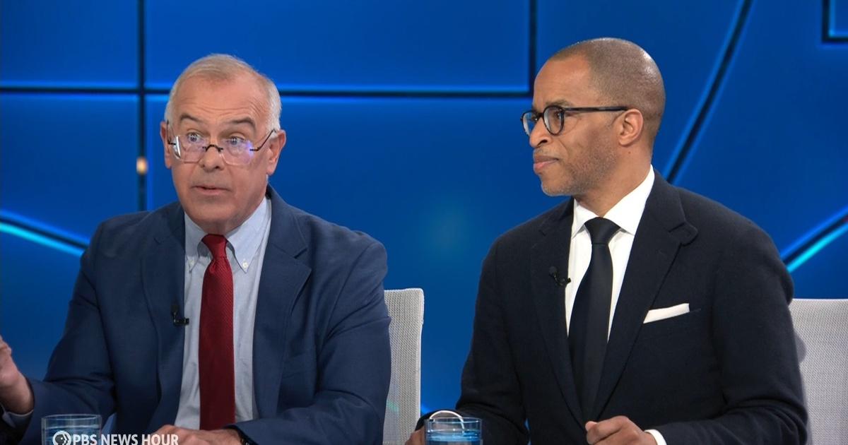PBS News Hour | Brooks and Capehart on Democratic division over funding ...