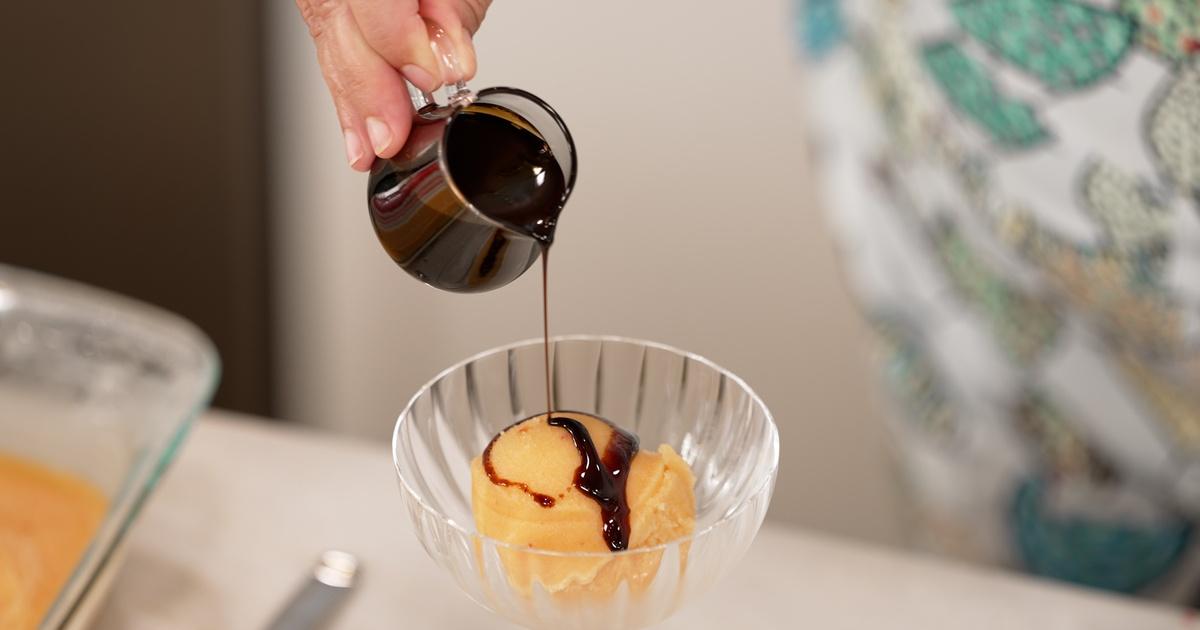 The Key Ingredient | Peach Sorbet | Kitchen Recipe | Season 3 | PBS