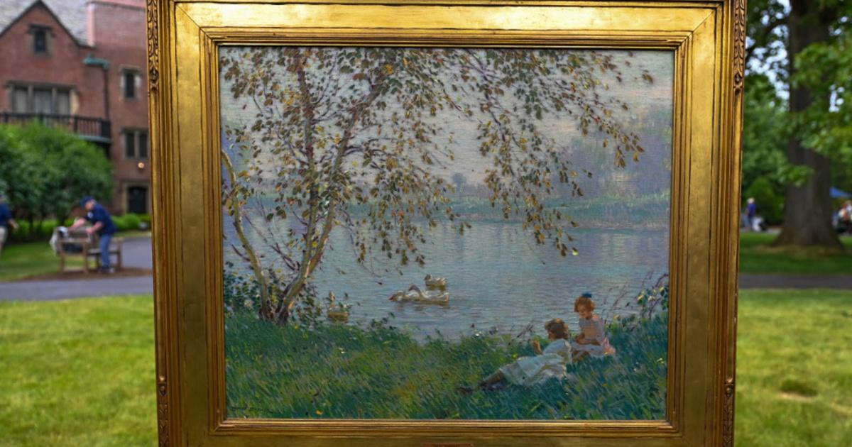 Antiques Roadshow | Appraisal: Edward Dufner ‘Hazy Morning’ Oil, ca ...