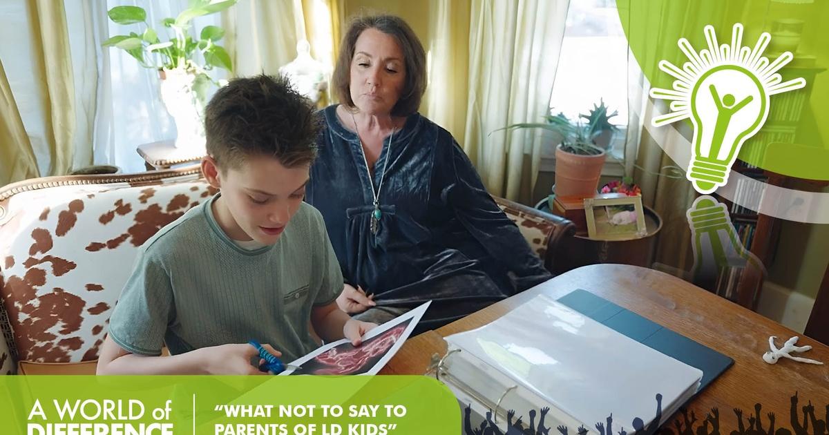 A World of Difference | What not to Say to Parents of LD Kids | Season ...