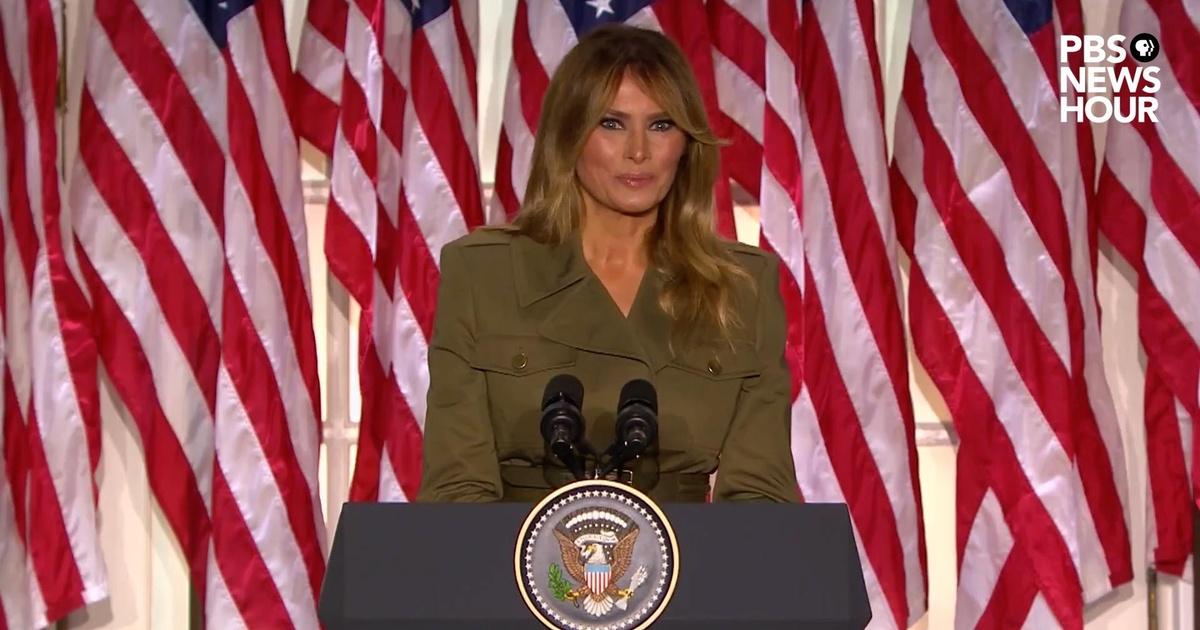 PBS News Hour | Melania Trump’s full speech | 2020 RNC Night 2 | PBS