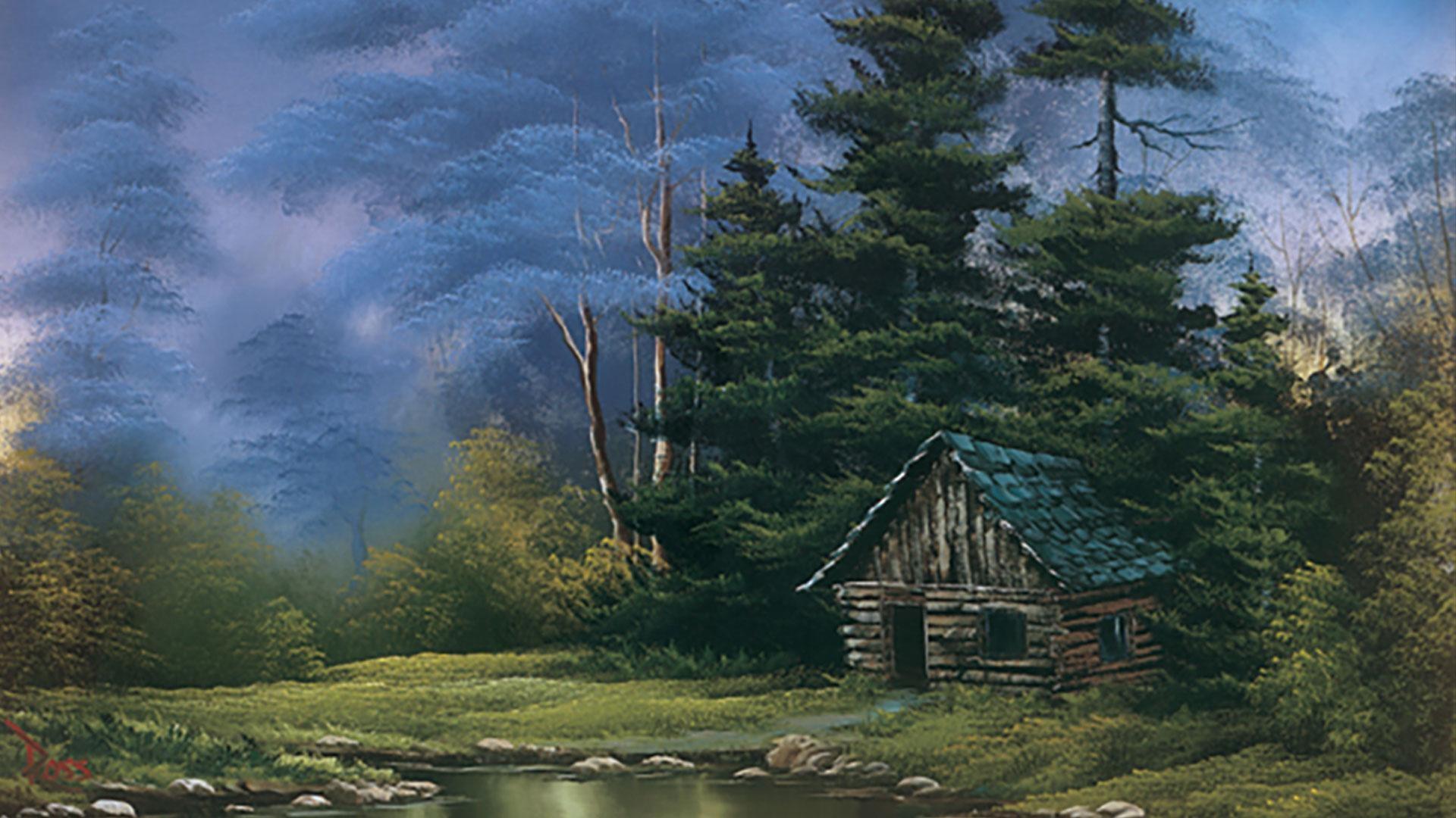 Wilderness Cabin | The Best of the Joy of Painting with Bob Ross ...