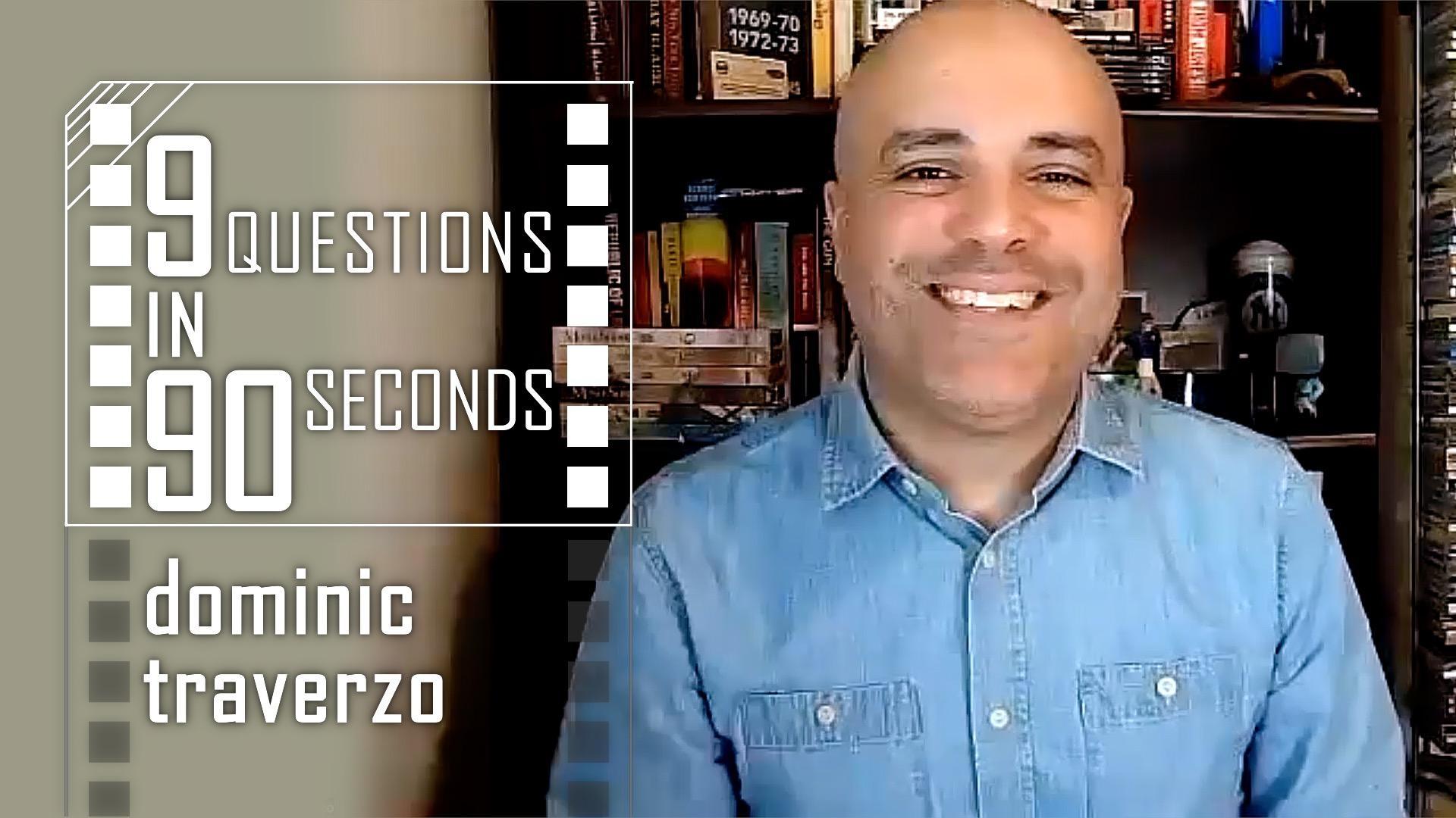 9 Questions in 90 Seconds | Dominic Traverzo | film-maker | ALL ARTS