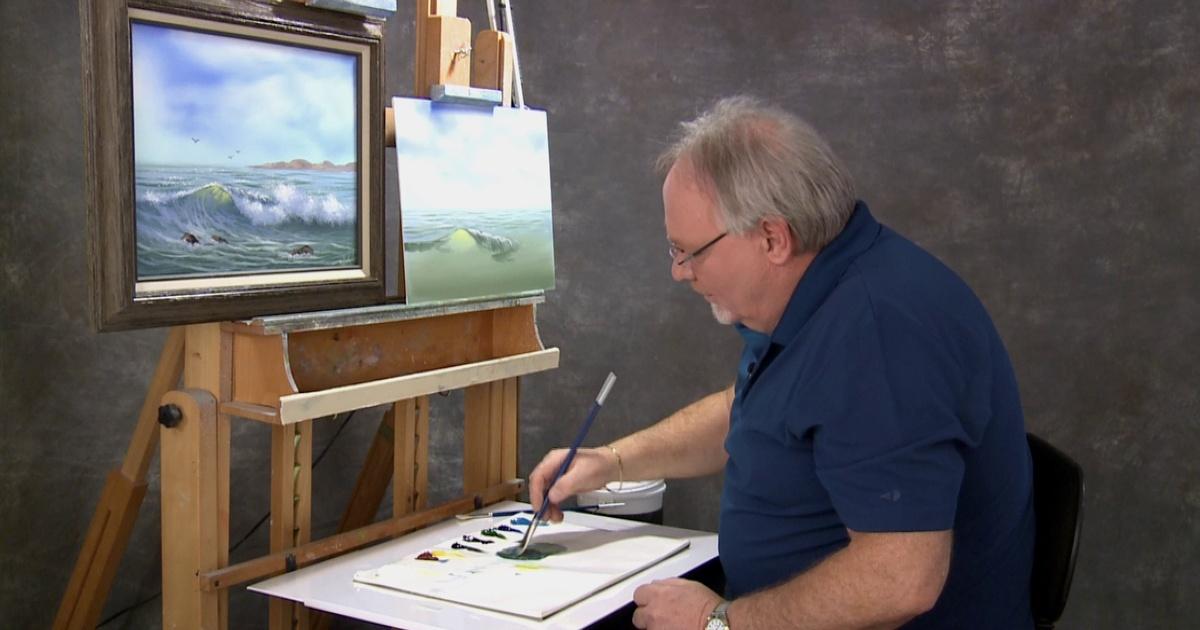 Painting with Wilson Bickford | Wilson Bickford “Catch a Wave” Part 1 ...