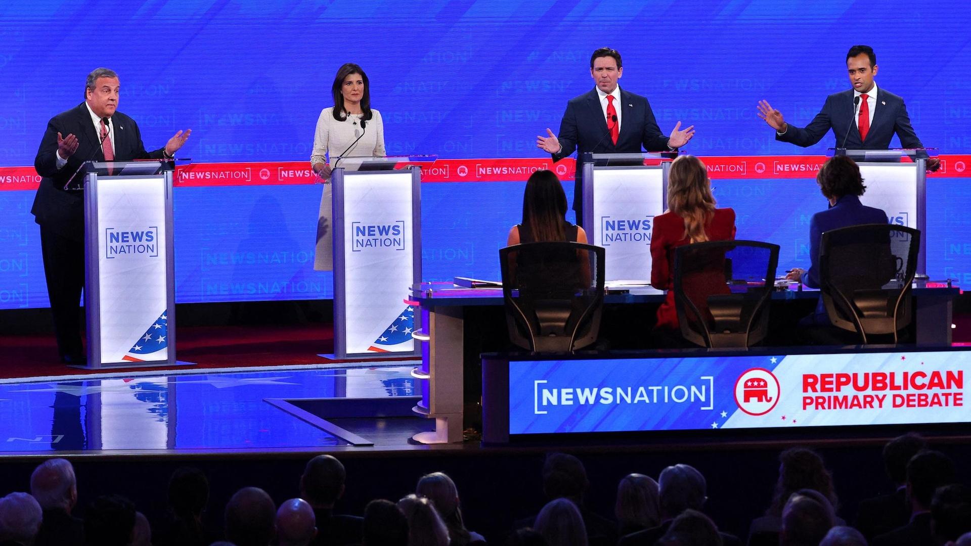 GOP candidates focus attacks on each other at debate | PBS News Hour ...