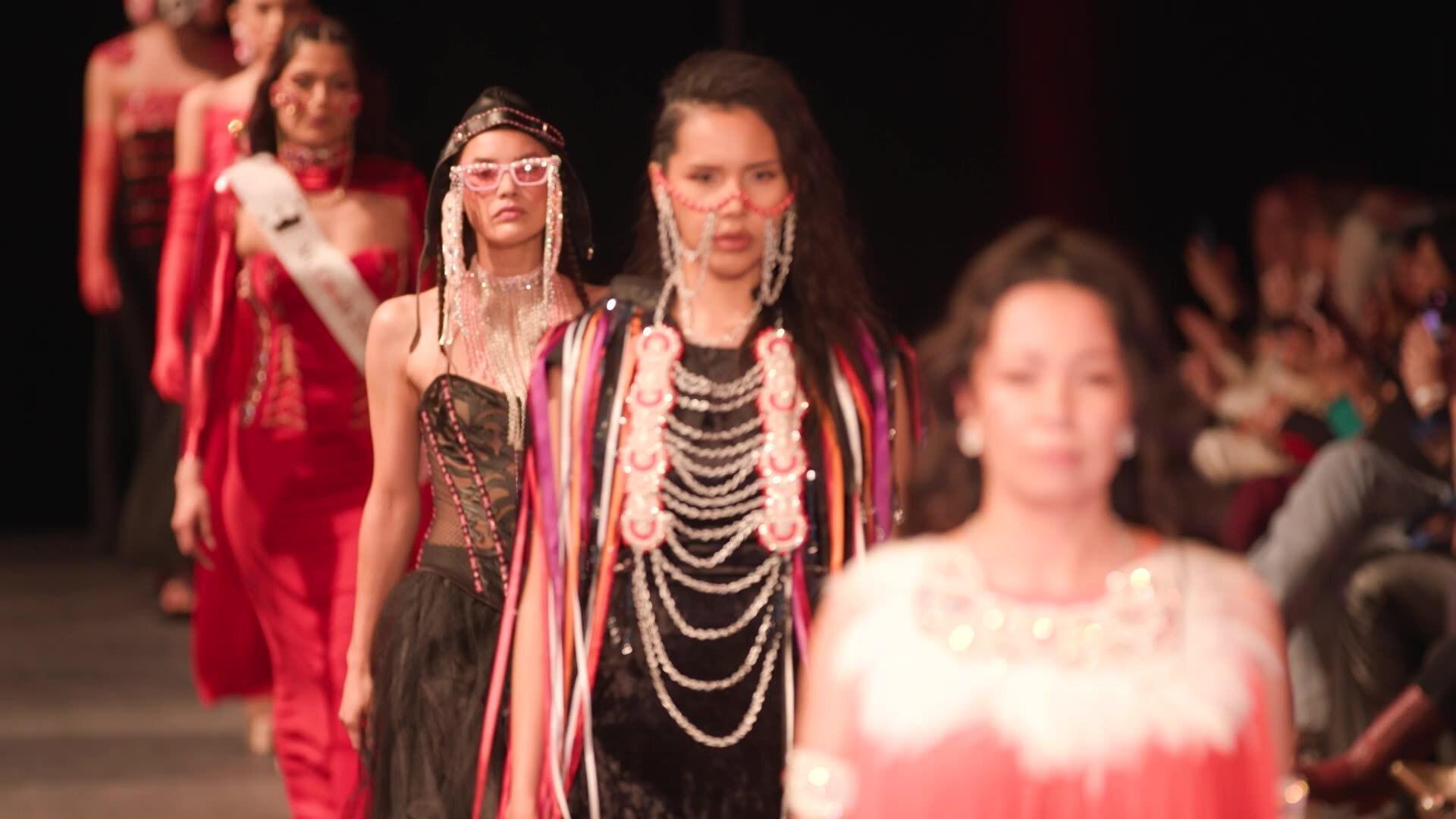 Fashion show spotlights work of Indigenous designers | PBS News Hour ...