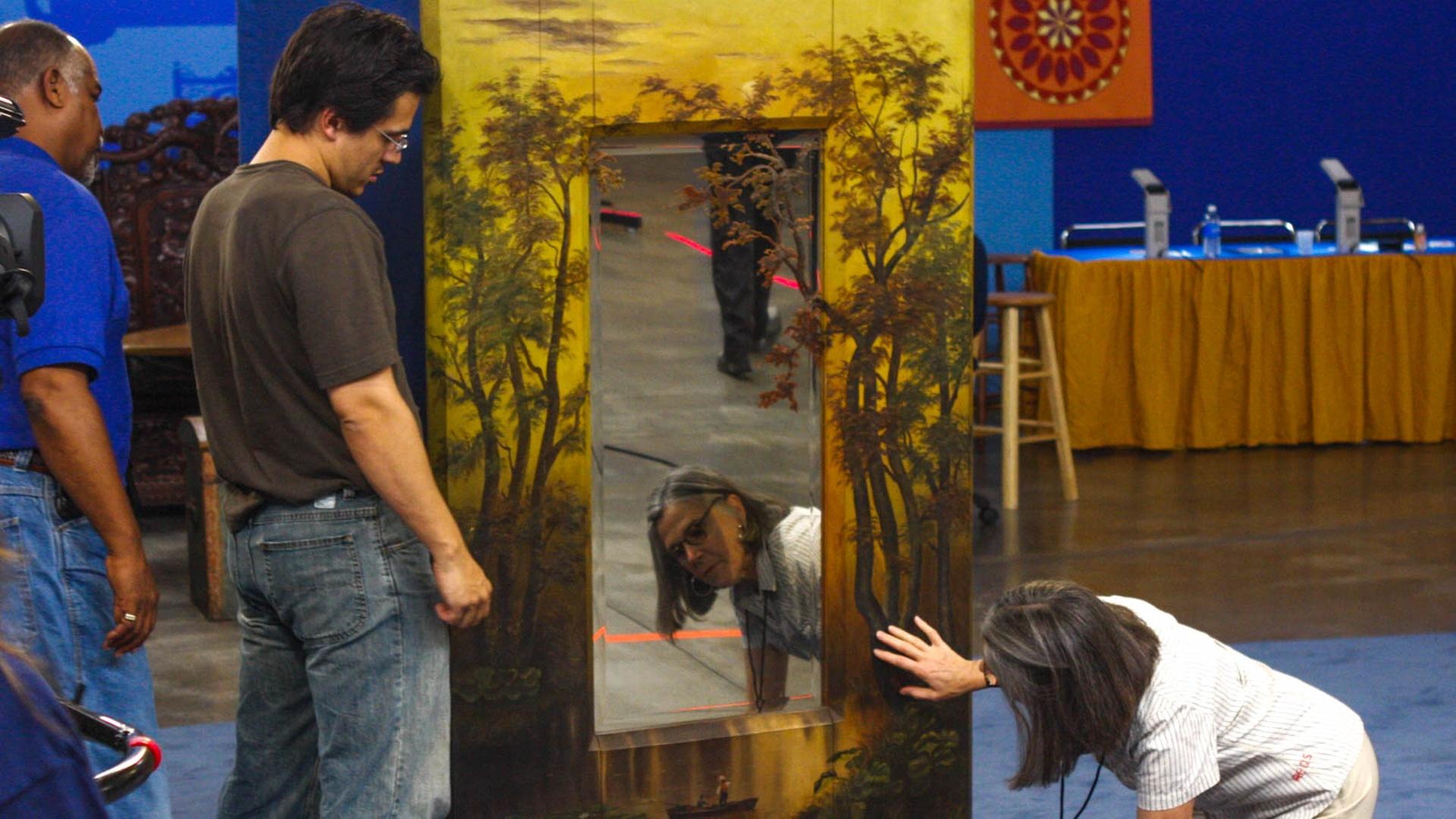 Appraisal: Aesthetic Movement Painted Pier Mirror, ca. 1900 | Antiques ...