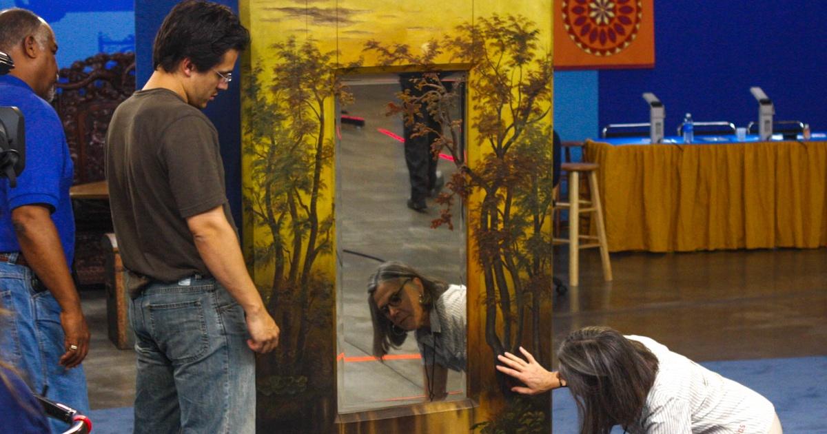 Antiques Roadshow | Appraisal: Aesthetic Movement Painted Pier Mirror ...