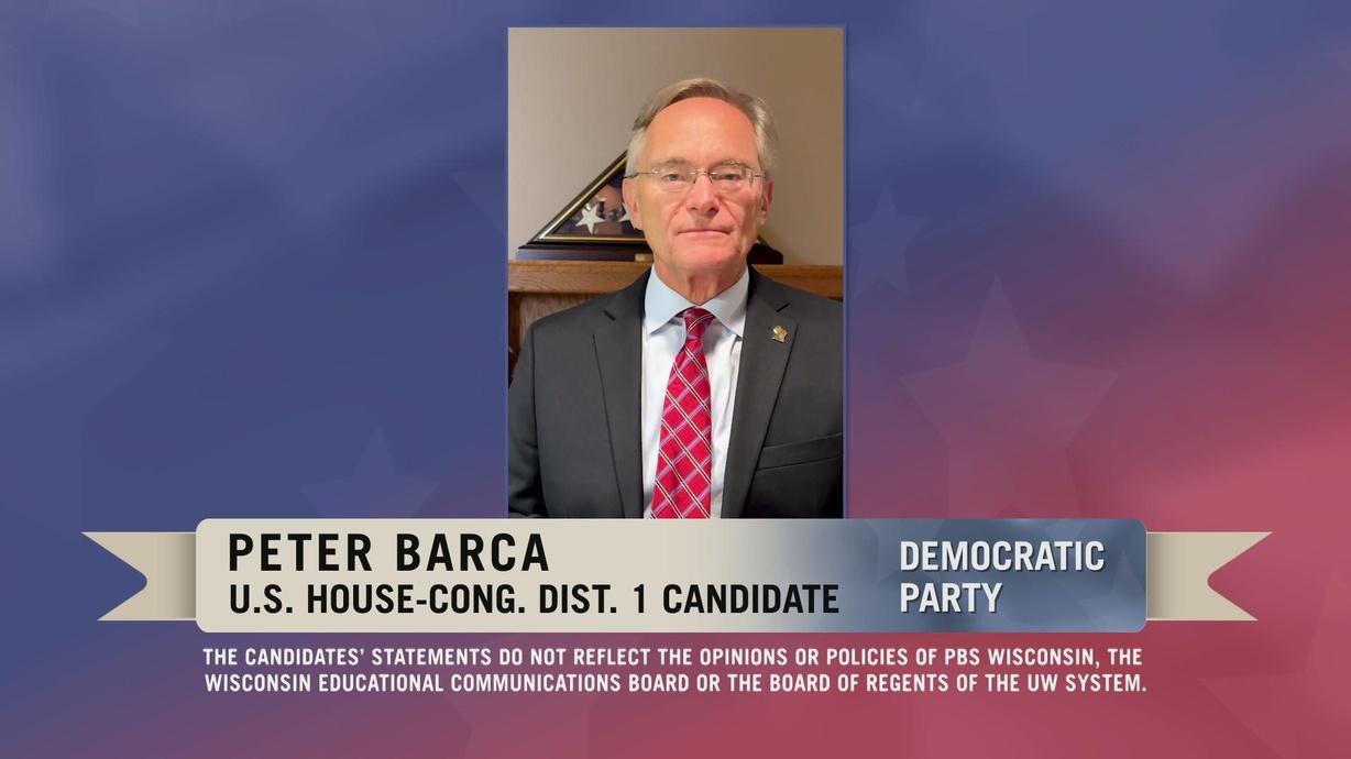 2024 Candidate Statement: Peter Barca, US House - 1st Congressional ...