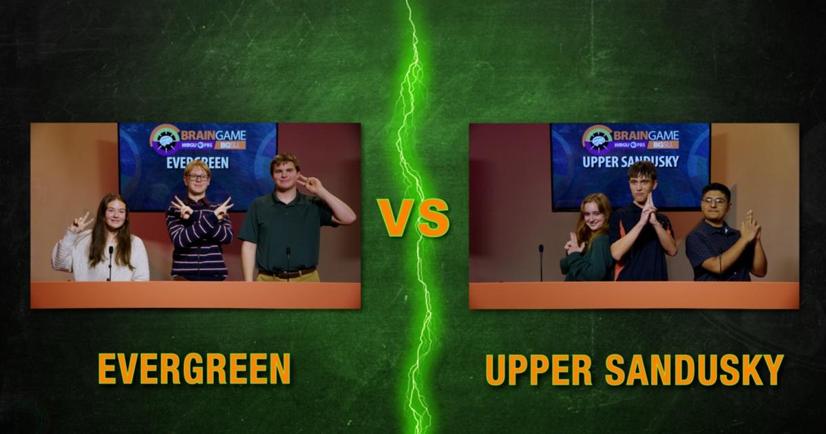 BGSU Brain Game | Evergreen vs Upper Sandusky | Season 2023 | Episode ...