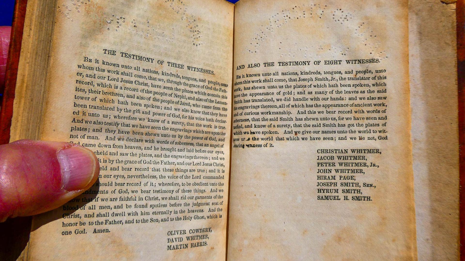 Appraisal: 1840 Book of Mormon | Antiques Roadshow | THIRTEEN - New ...