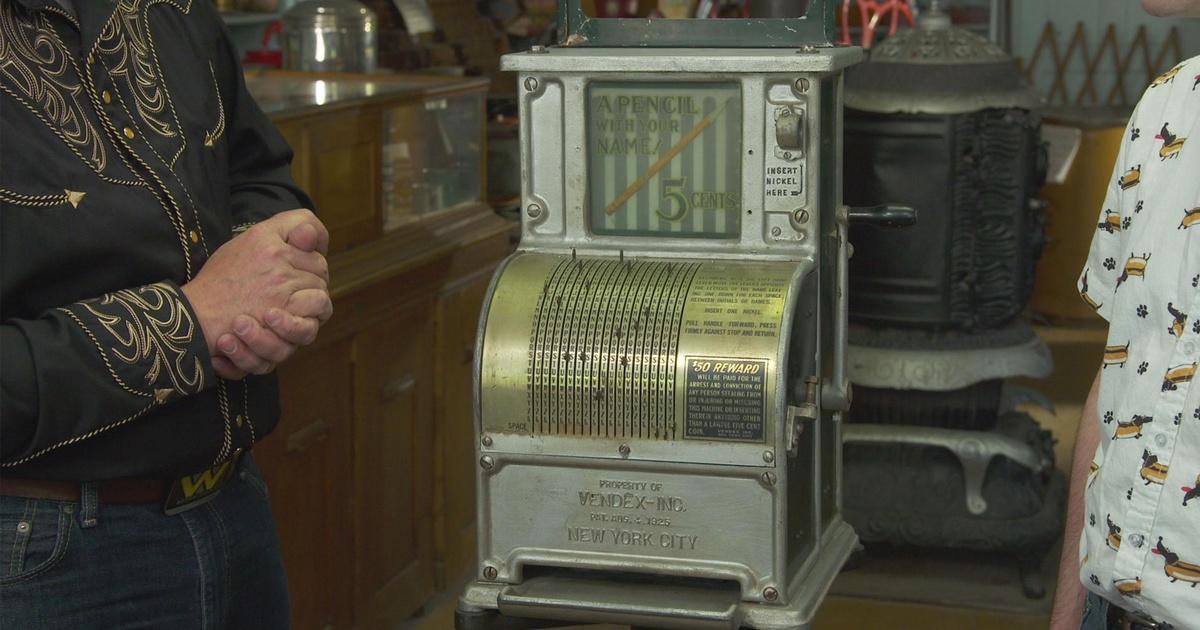 Antiques Roadshow | Appraisal: Vendex Pencil Vending Machine, ca. 1925 ...