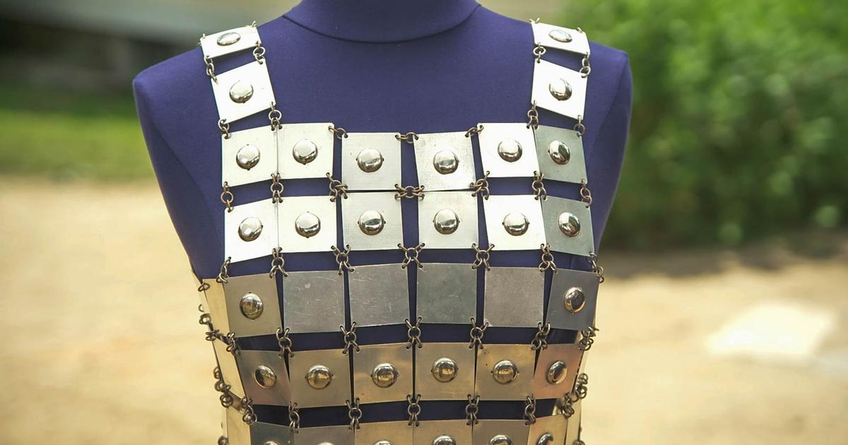 Antiques Roadshow | Appraisal: Paco Rabanne Aluminum Dress, ca. 1967 ...