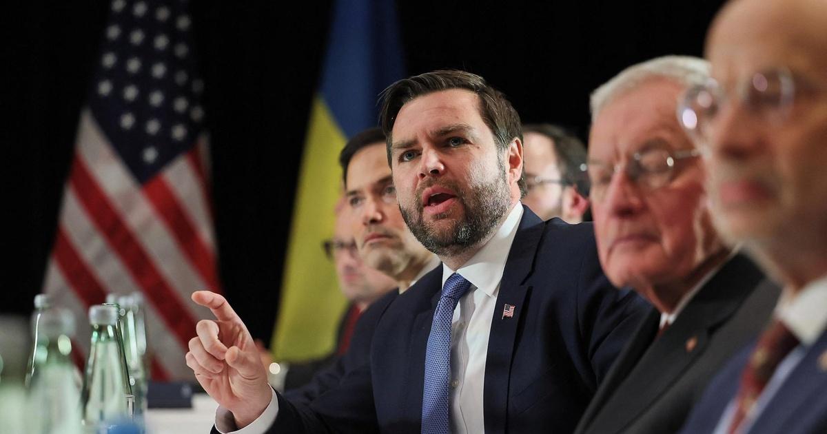 PBS News Hour | Vance lectures European allies on democracy at Munich ...