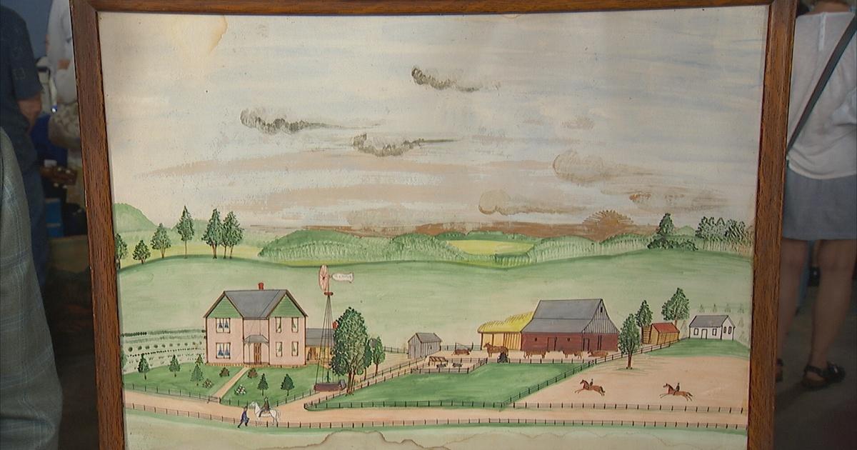 Antiques Roadshow | Appraisal: Paul Seifert Folk Art Farm Painting, ca ...