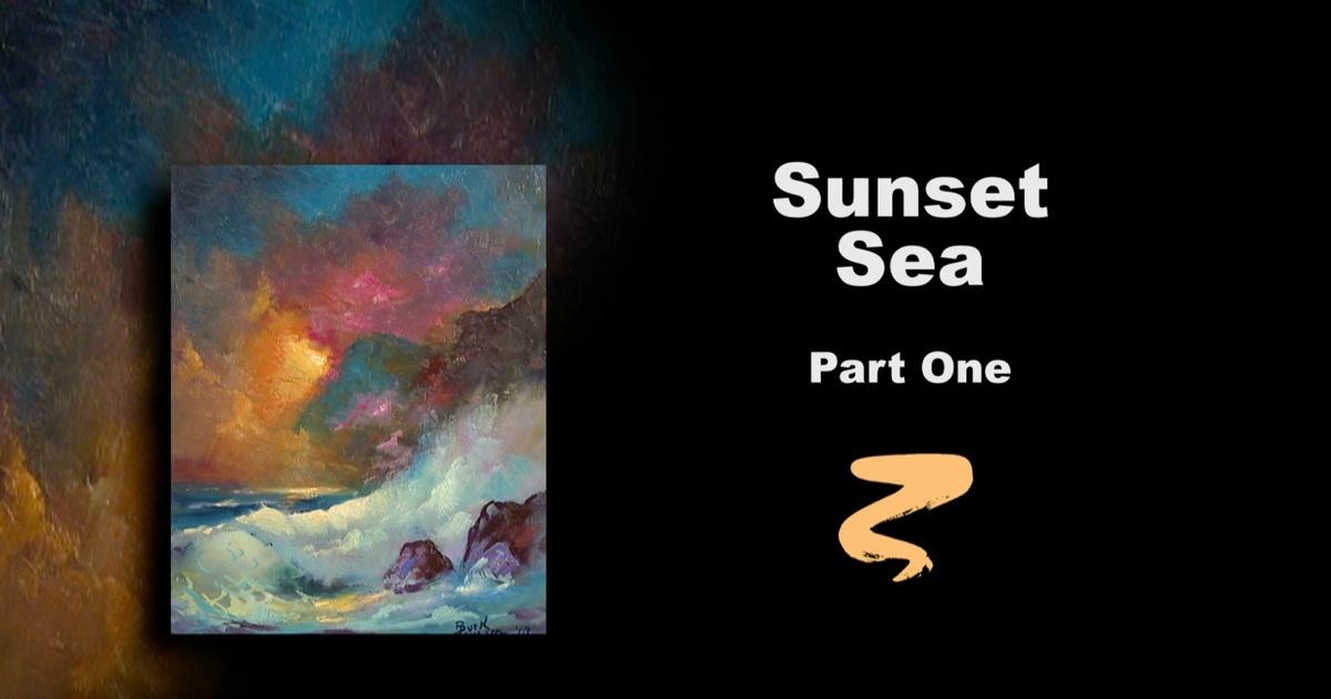 Painting with Paulson | Sunset Sea Part I | Season 7 | PBS