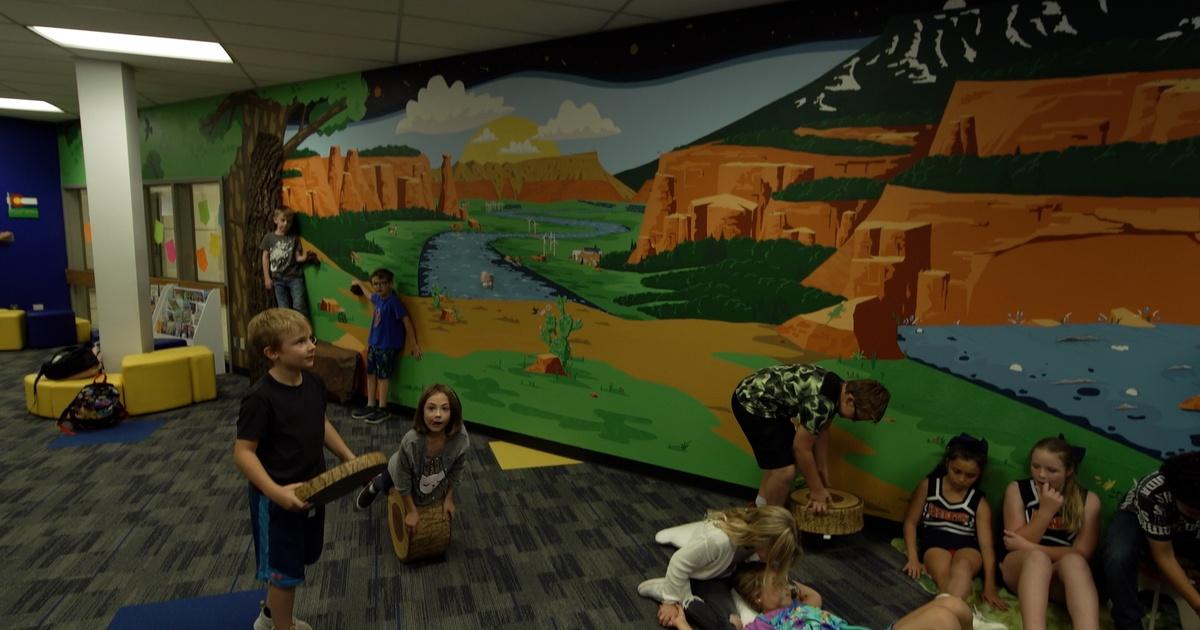 Colorado Voices | Touchable mural gives kids a sense of calm | PBS
