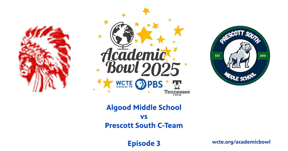 WCTE Academic Bowl | WCTE PBS Middle School Academic Bowl 2025 Ep3 | PBS