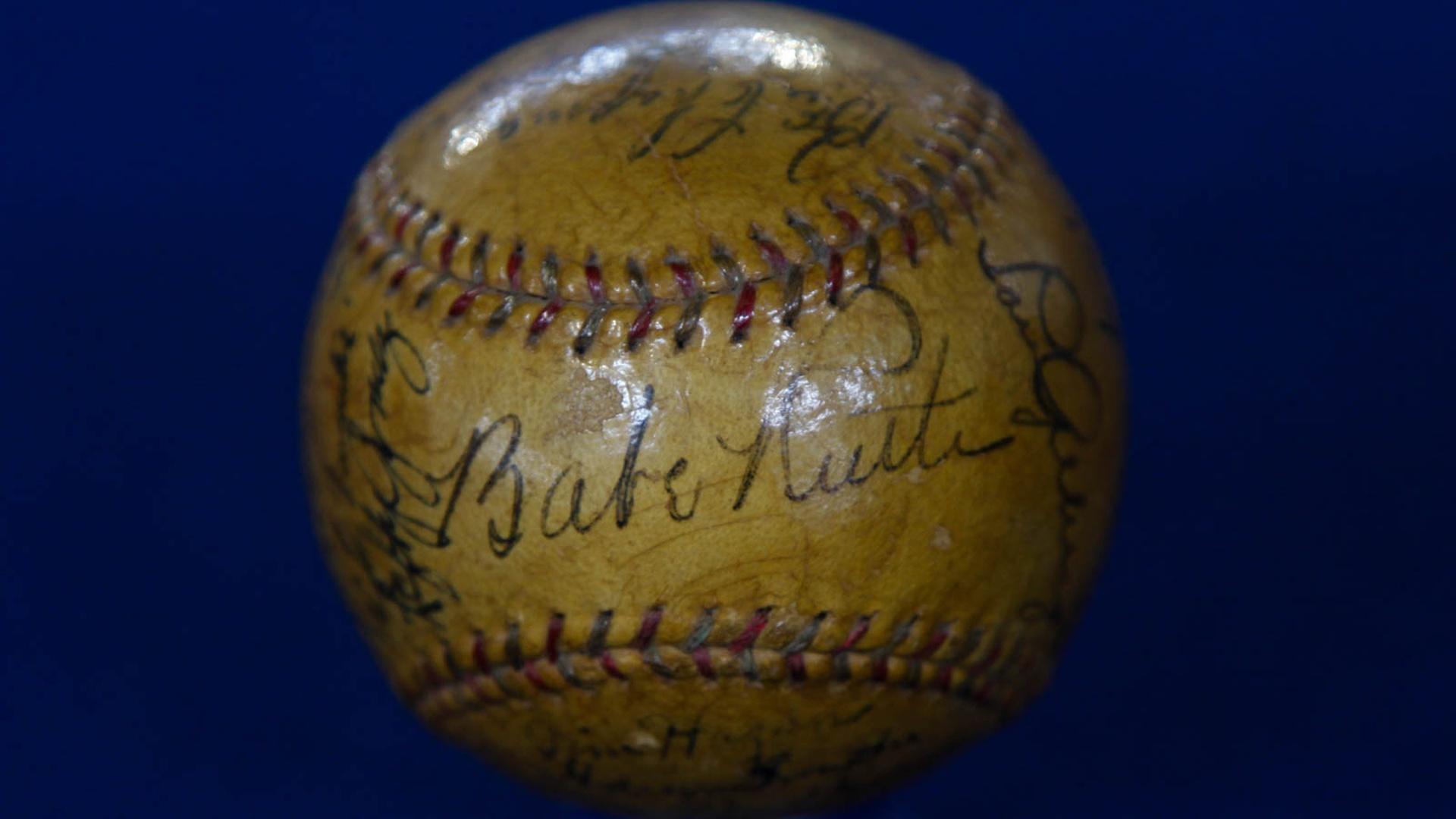 Appraisal: 1934 Yankees Team-signed Baseball | Antiques Roadshow ...