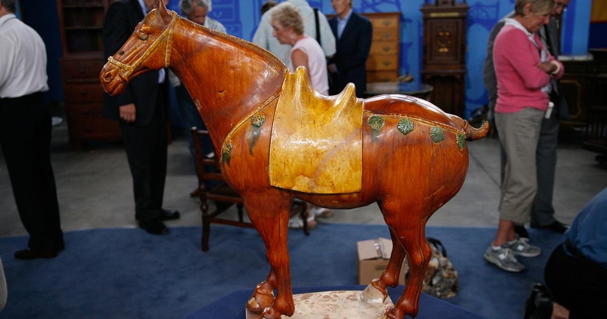 Antiques Roadshow | Appraisal: Tang Dynasty Ceramic Horse Sculpture ...